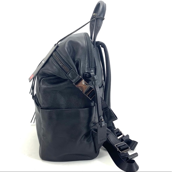 Tumi | Bags | Tumi Mezzanine Pat Backpack Black Pebbled Leather | Poshmark
